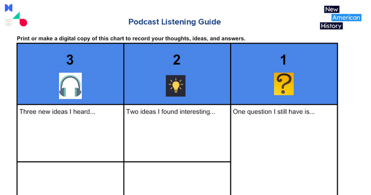 For Students: 1619 vs 1776 • New American History