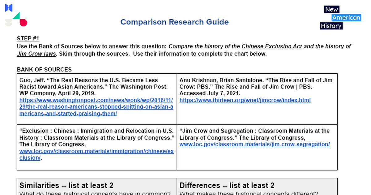 For Students: Chinese Exclusion Act • New American History