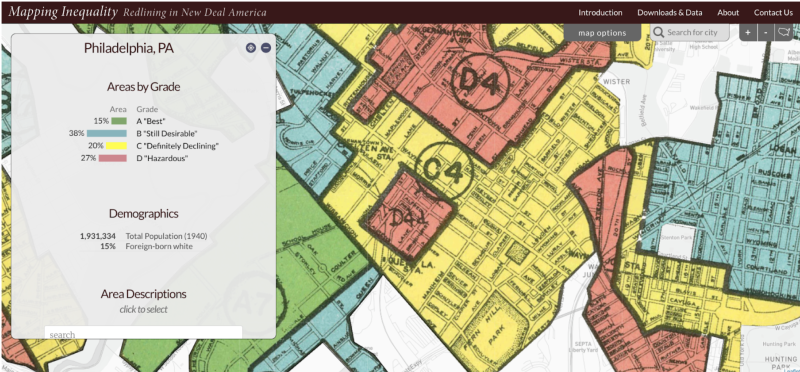 Mapping Inequality • New American History