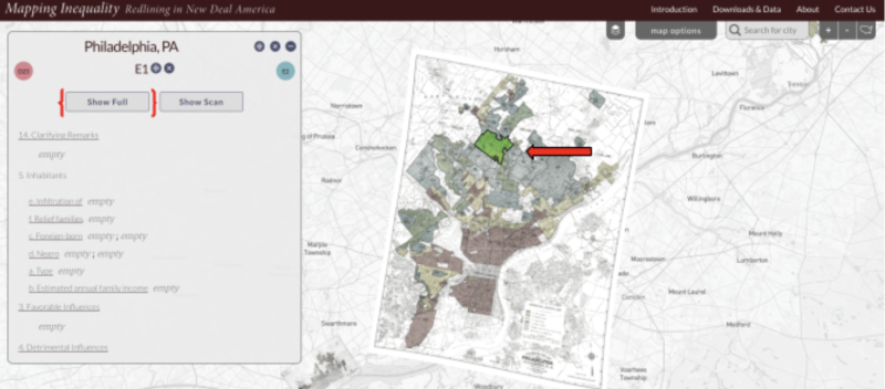 Mapping Inequality • New American History