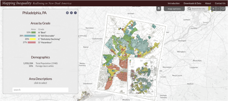 Mapping Inequality • New American History